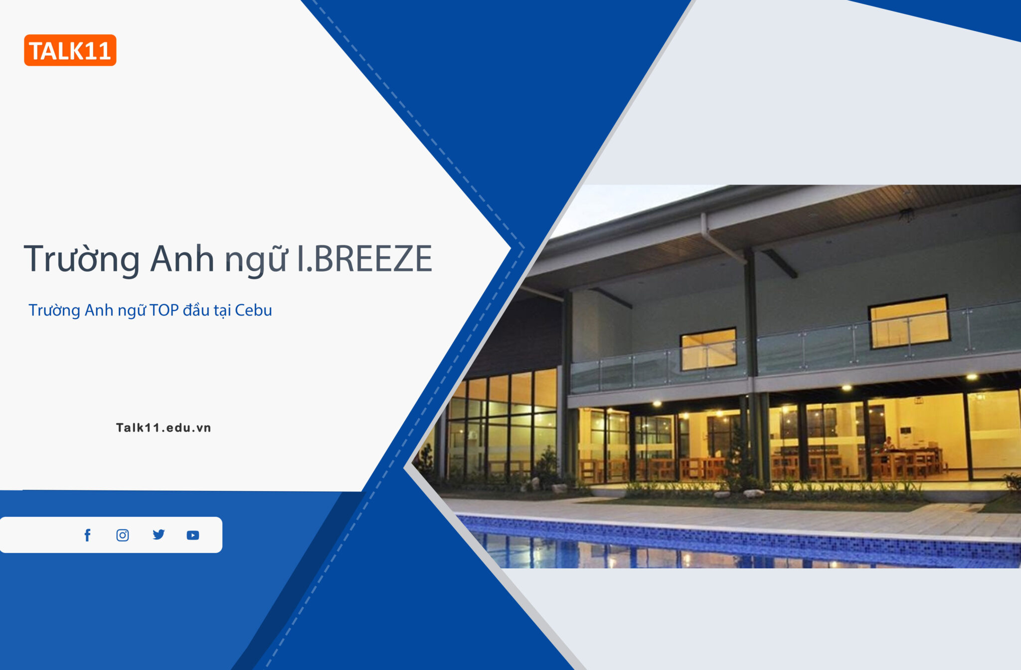 Trường Anh ngữ I.BREEZE - Cebu - Talk11.Edu.vn